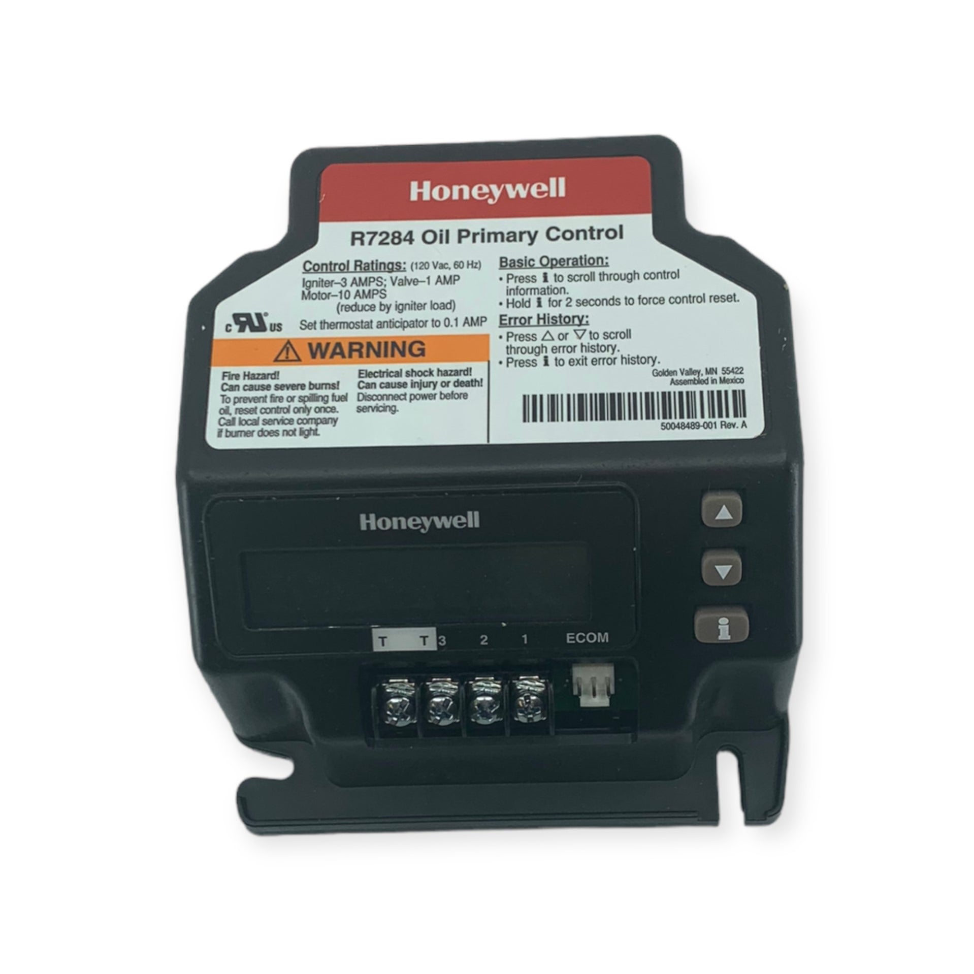 Honeywell, R7284U, Universal Digital Oil Primary — Mobile Home Parts Direct