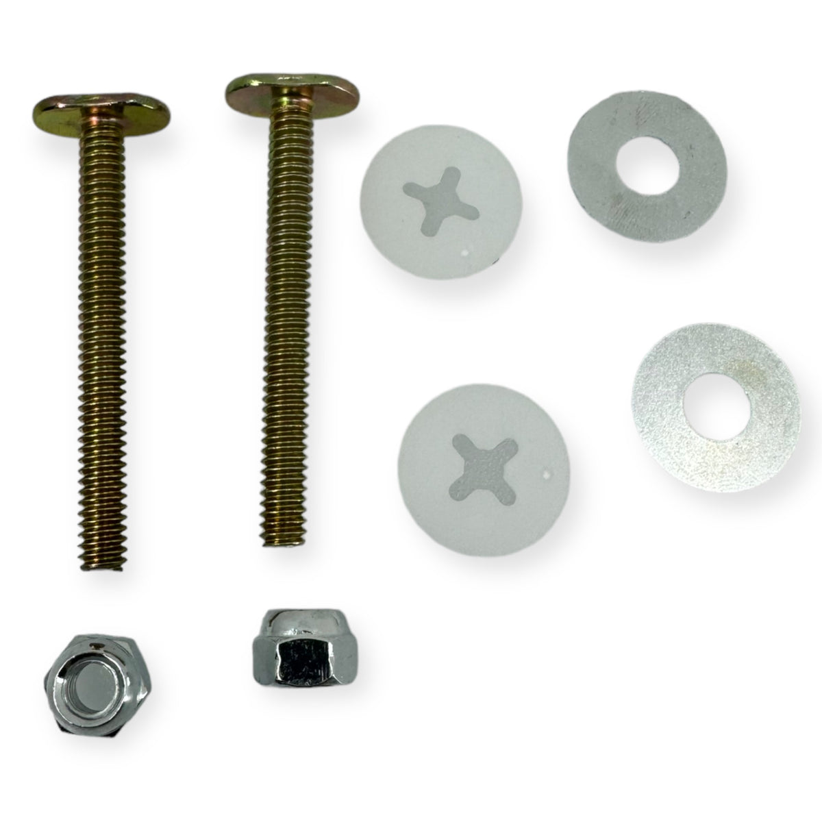 Ez-Flo 40024 Brass Plated Closet Bolt Set — Mobile Home Parts Direct